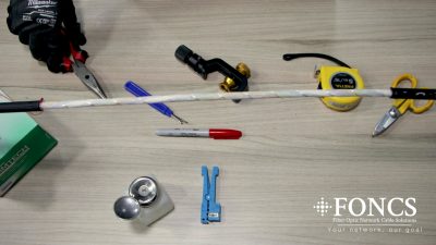 How to prepare a Fiber Optic Cable for Mid-Span Access - FONCS