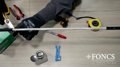 How to prepare a Fiber Optic Cable for Mid-Span Access - FONCS